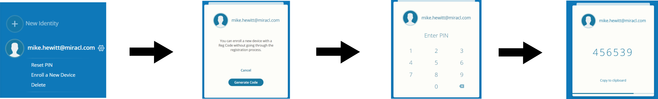 QuickEnrol Code | MIRACL User Guide